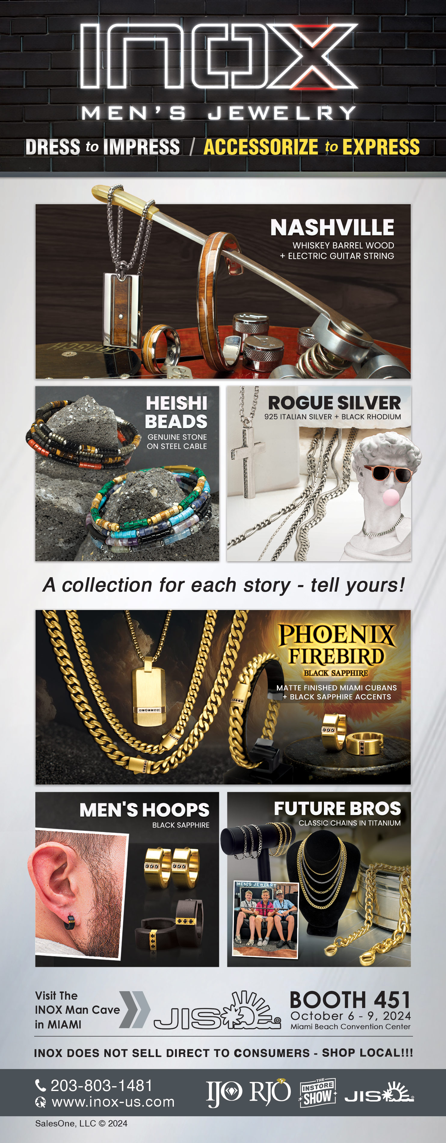 INOX Men’s Jewelry Ad for INSTORED October 2024 Issue – Informative ...