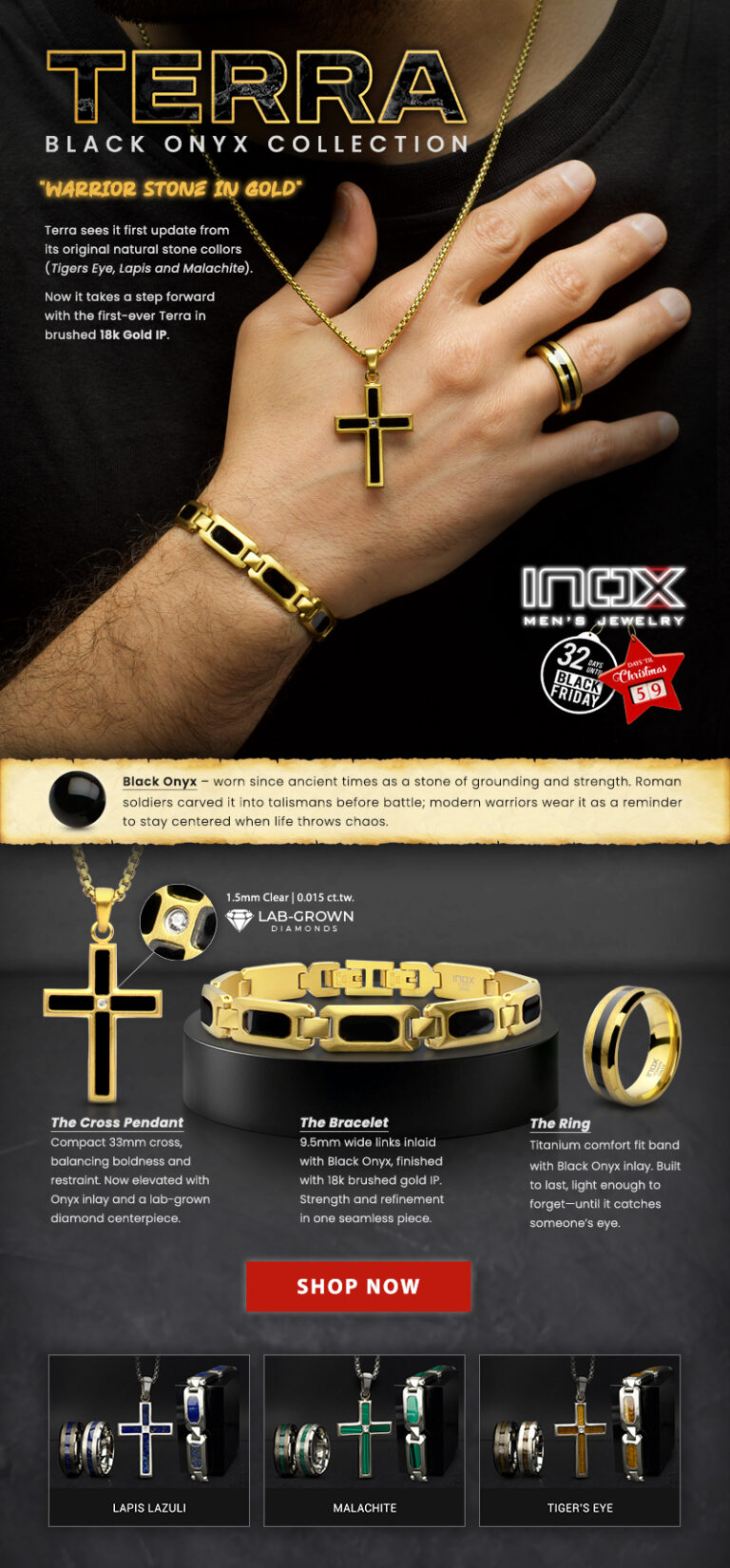 Onyx & Gold – Terra Collection Update – Informative Mens Jewelry ...